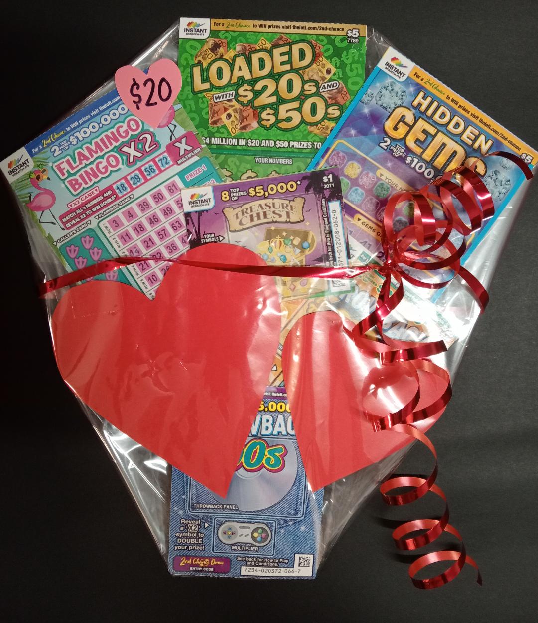 Valentine's Day Scratchy Gift Pack $20 | Lottery Tickets Gift | Rodney ...