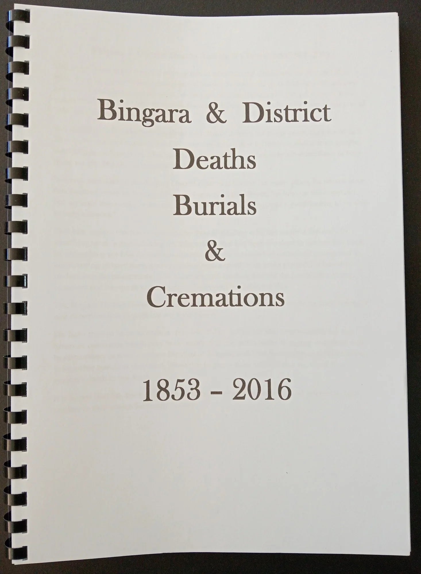 Bingara Deaths Burials Cremations 1853-2016 | Genealogy – Rodney's Relics