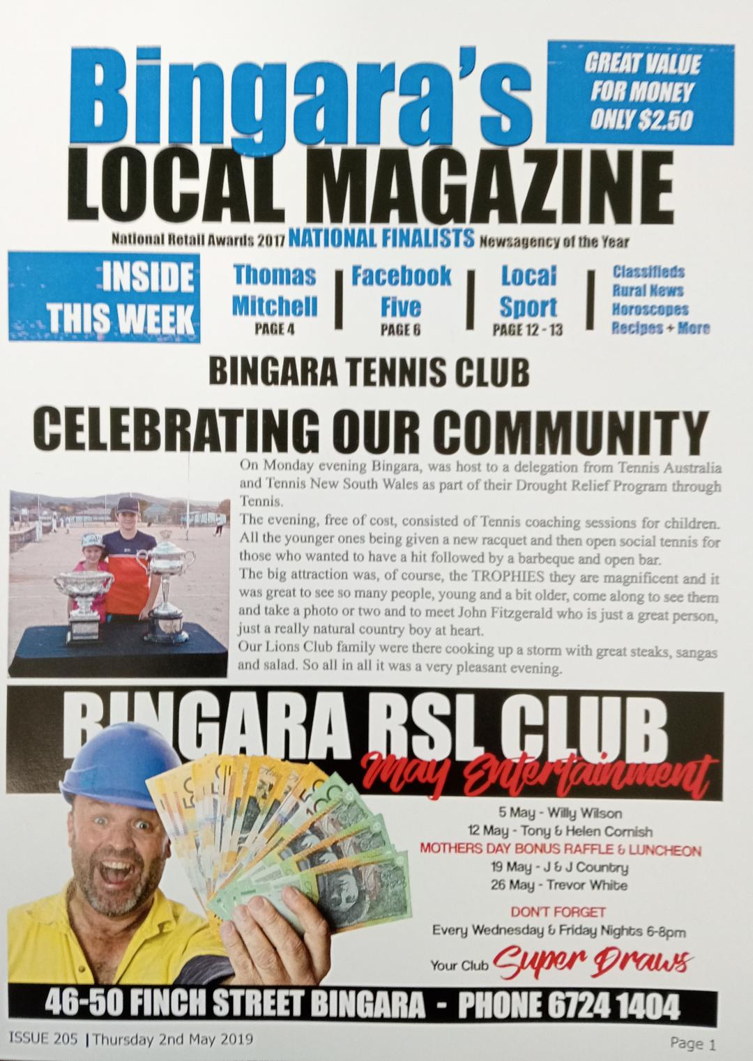 The Local Issue 205 - Bingara Historic Newspaper | Rodney's Relics